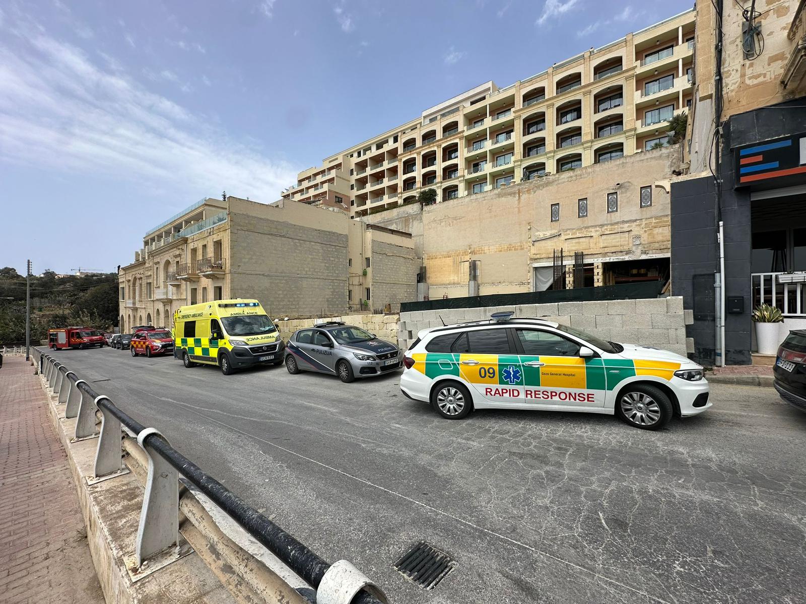 Iweġġa' ħaddiem f'sit ta' kostruzzjoni f'Għawdex