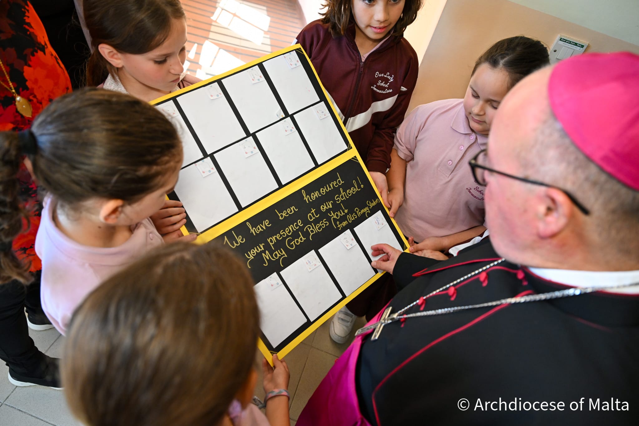 Archbishop Scicluna visits Ħamrun school