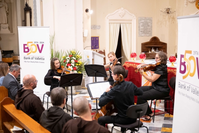 BOV takes 50th anniversary mini MPO concert to Tarxien community