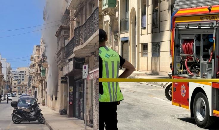 Enemalta substation fire in Gżira causes power outage and evacuation