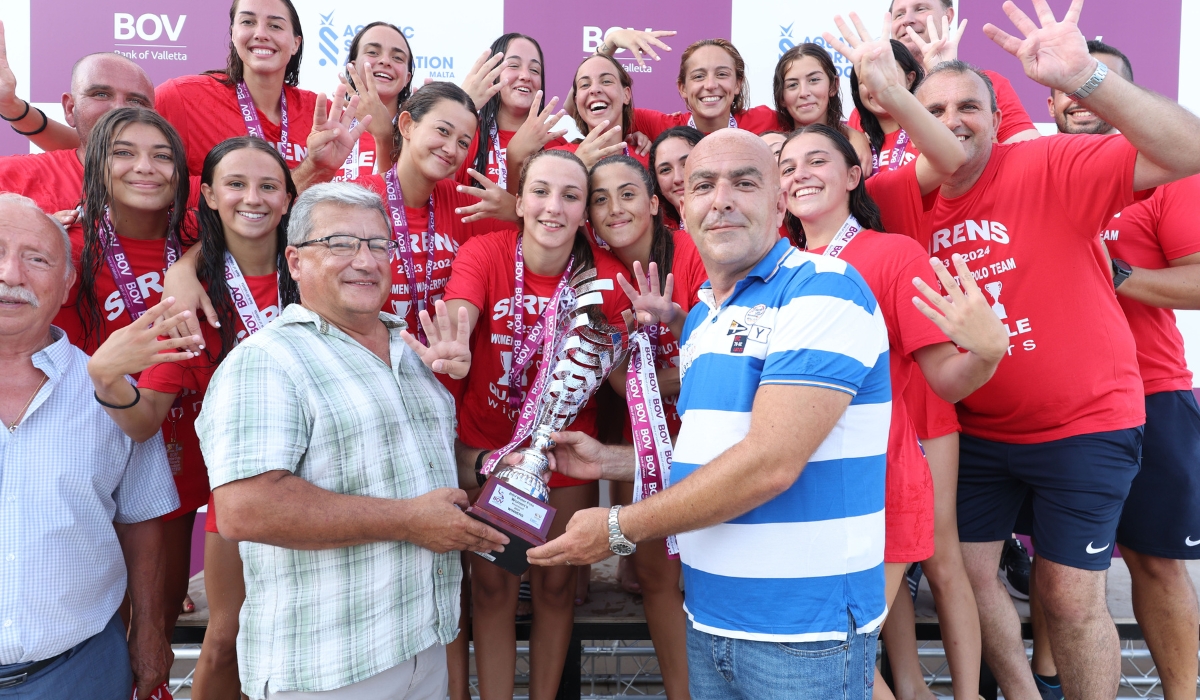Sirens Women’s Team wins BOV Water Polo Knockout