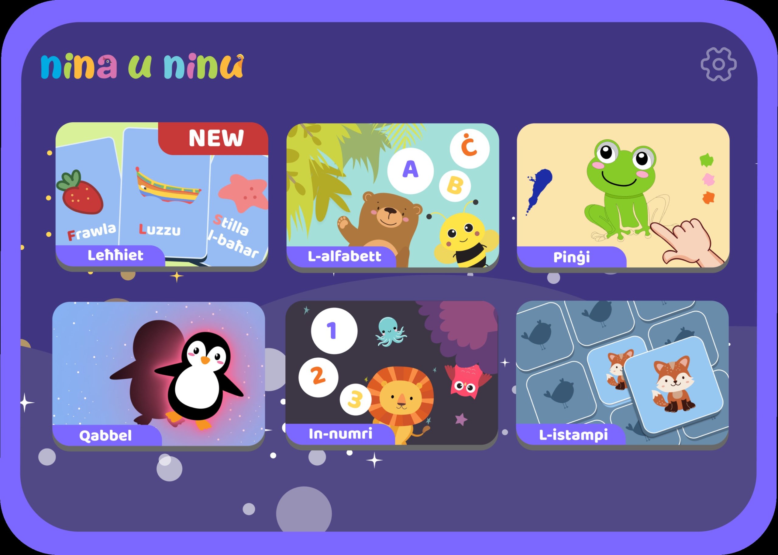 Nina u Ninu: App Diġitali bil-Malti għat-tfal