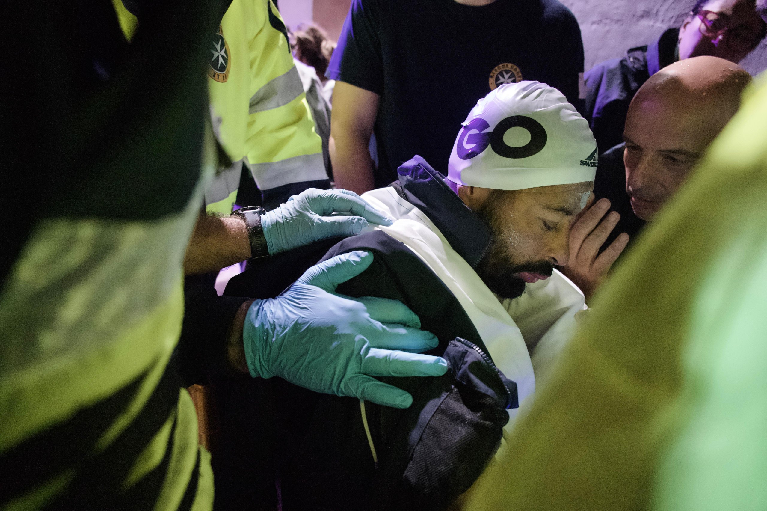 Neil Agius swims a record-breaking 140km in 60 hours