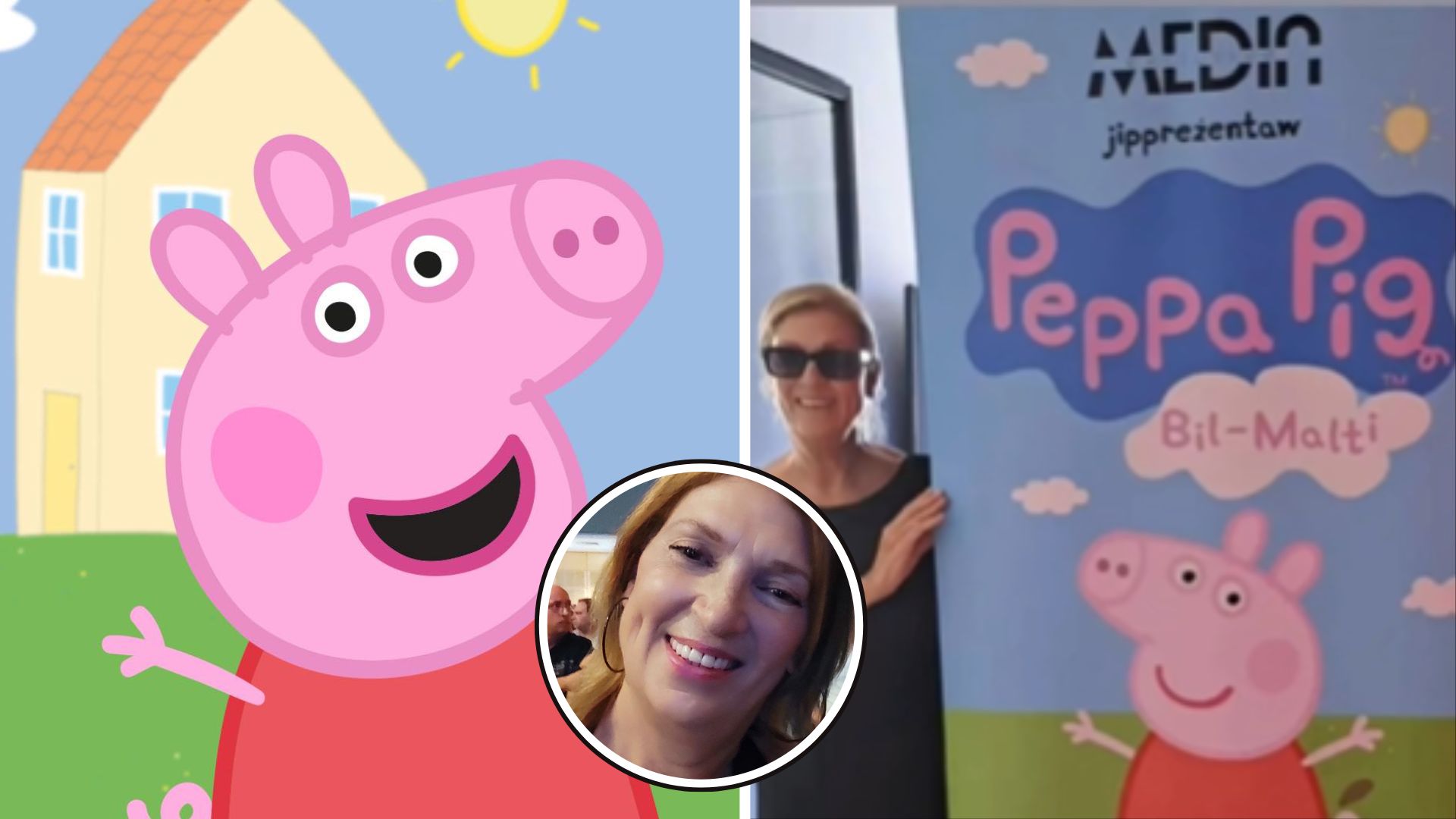 Eileen Montesin tislef il-vuċi tagħha għas-serje ta' Peppa Pig bil-Malti