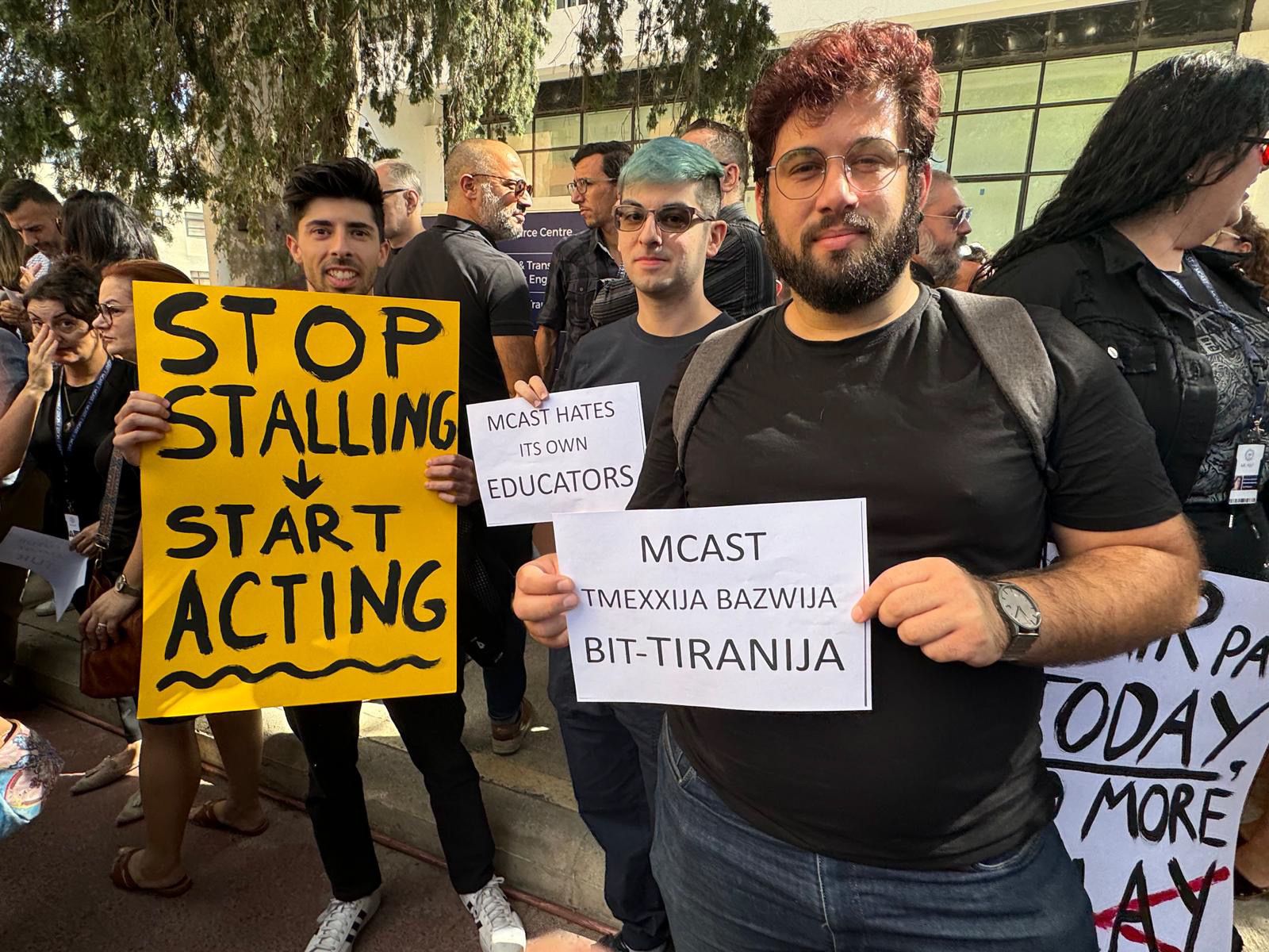 MCAST opening ceremony scrapped as MUT vows to ramp up action