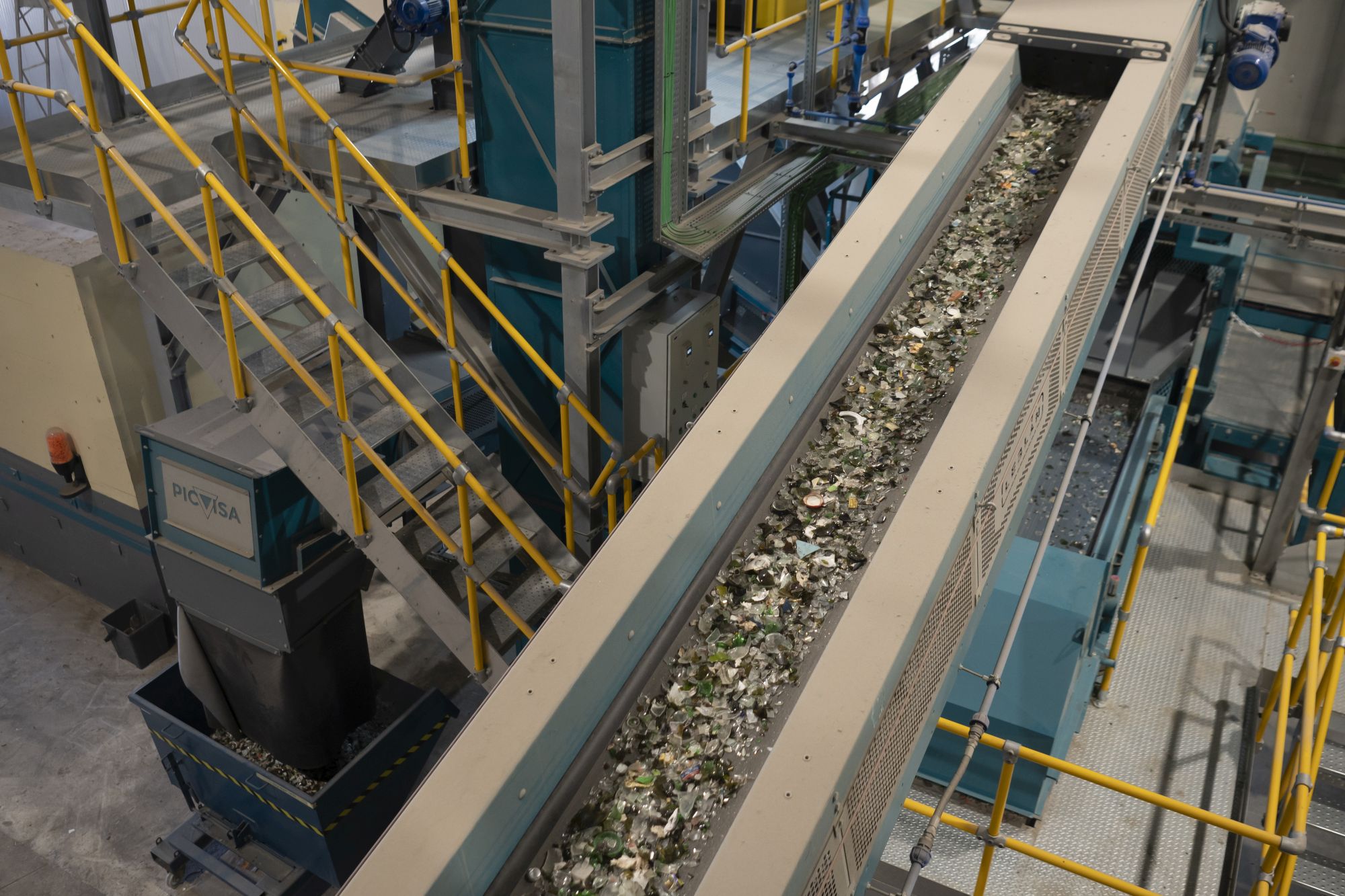 New facility boosts quality of WasteServ’s recycled glass