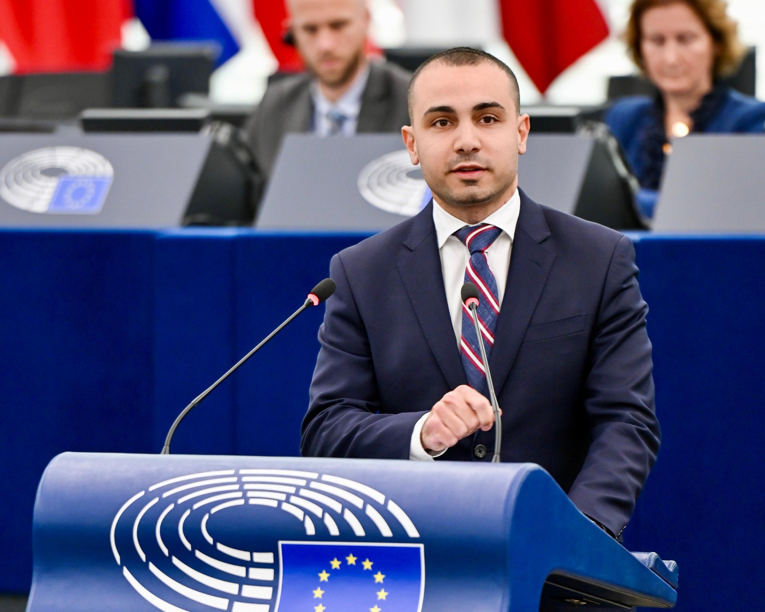 Stadium box used by Daniel Attard and other MEPs bugged by Belgian police