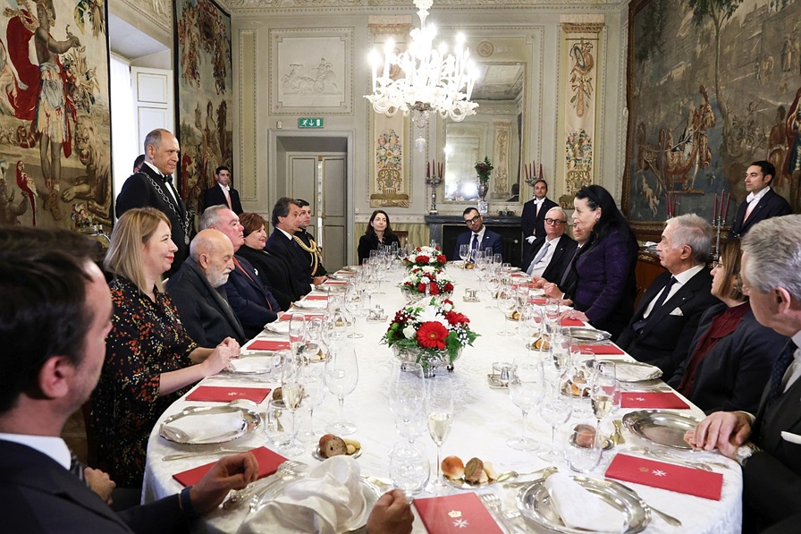 President Myriam Spiteri Debono holds meeting with Grand Master of the ...