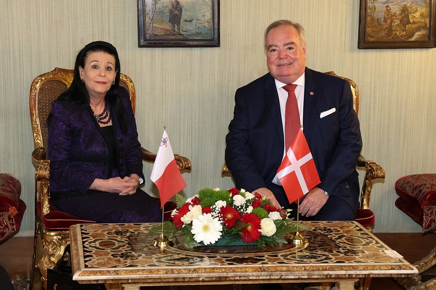 President Myriam Spiteri Debono holds meeting with Grand Master of the ...