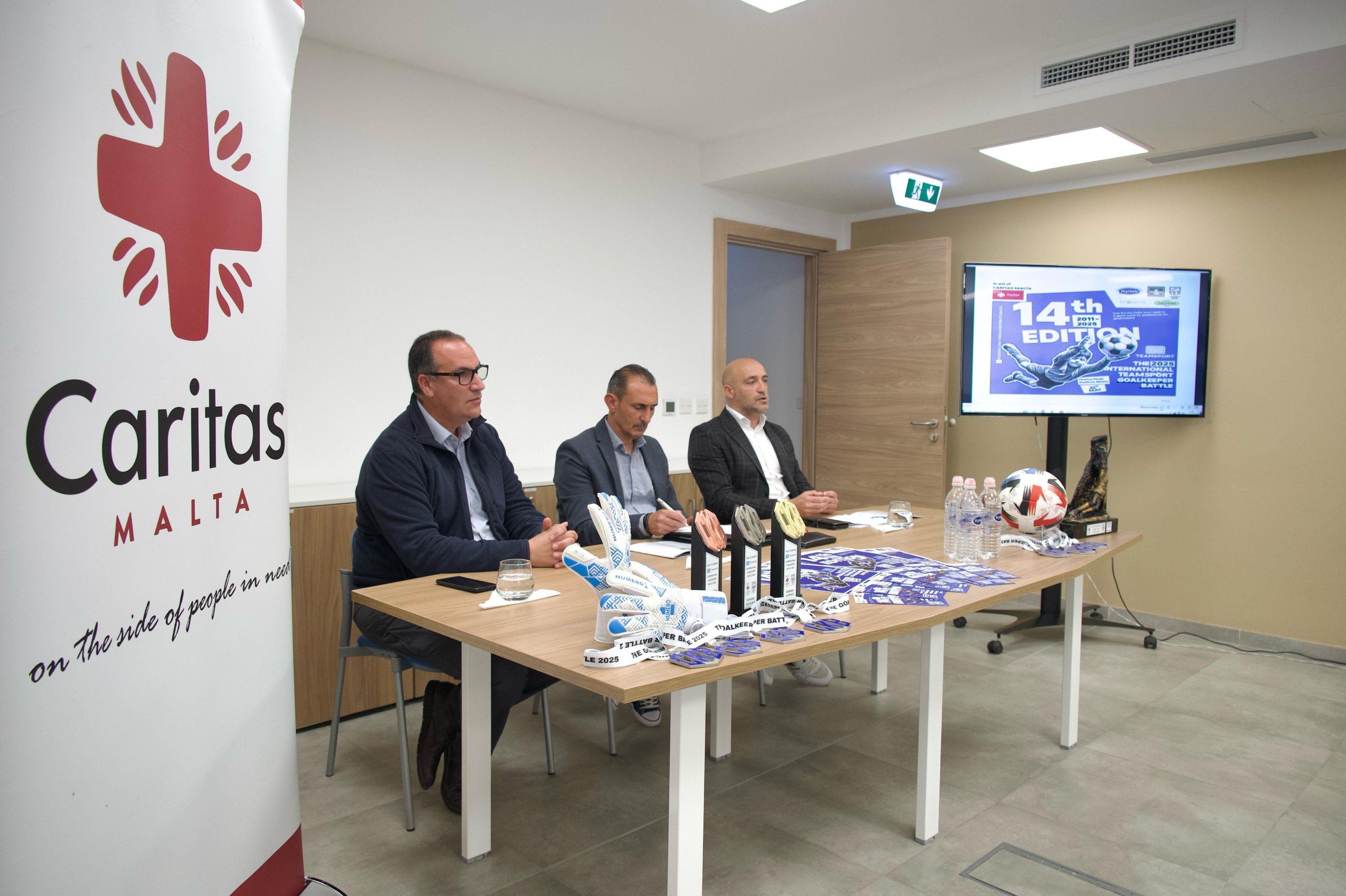 Goalkeeper Battle 2025 to benefit Caritas Malta