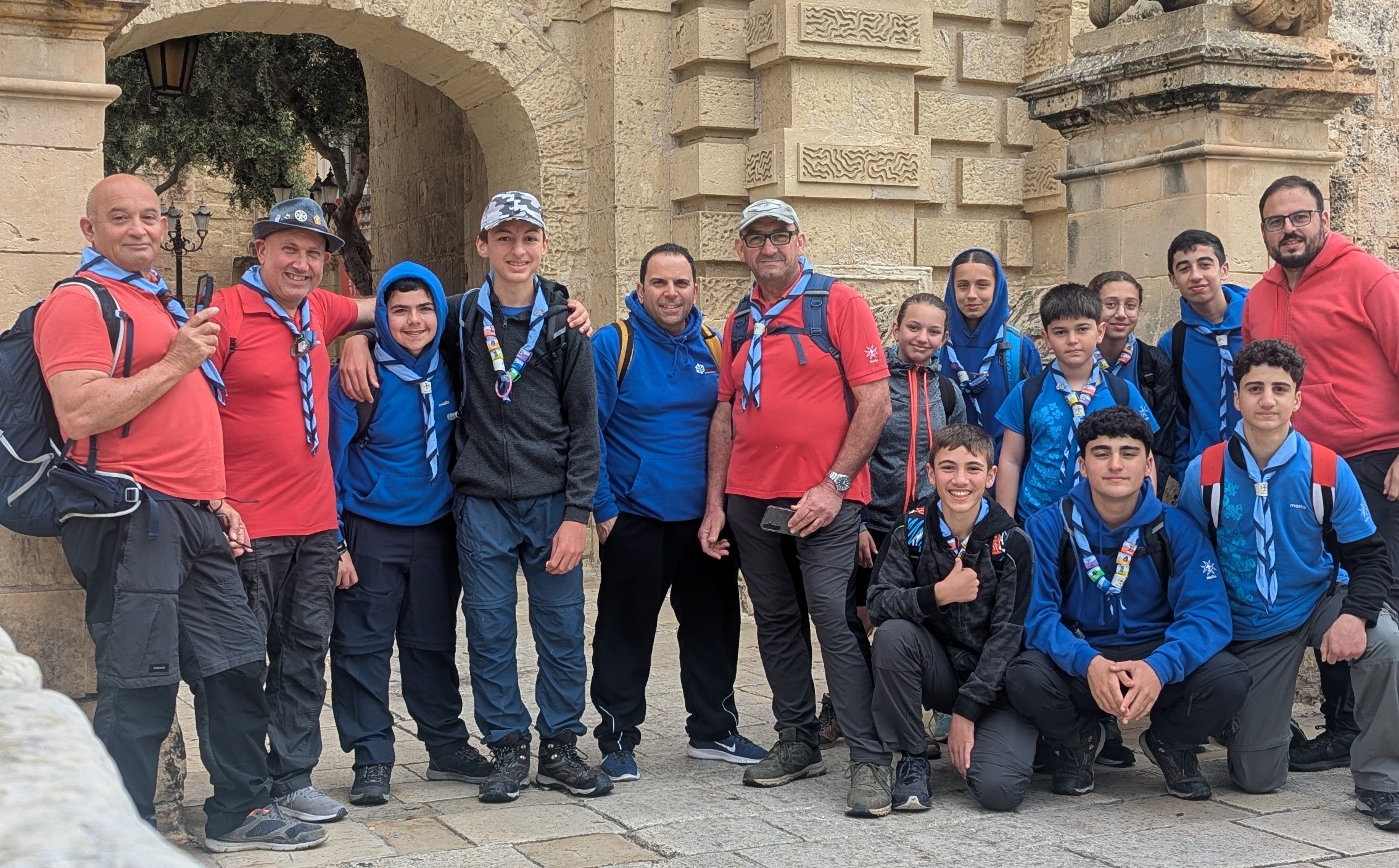 Grupp tal-iScout tal-Mosta jagħmlu pelleġrinaġġ mir-Rabat sal-Birgu