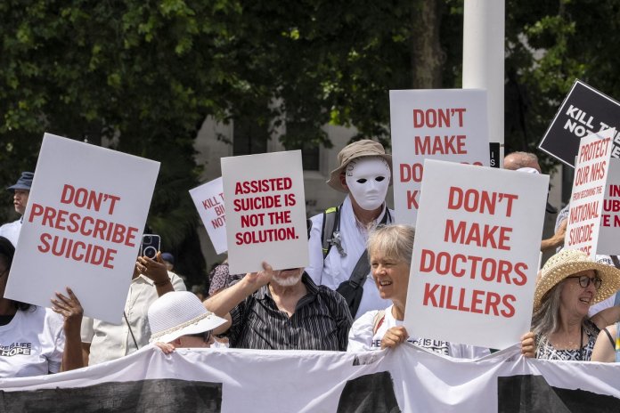 Support for assisted euthanasia on the decline