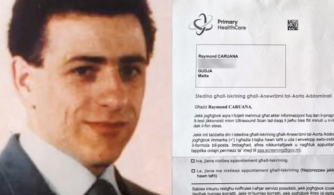 Raymond Caruana jirċievi ittra għall-iscreening... 39 sena wara l-qtil tiegħu - Newsbook