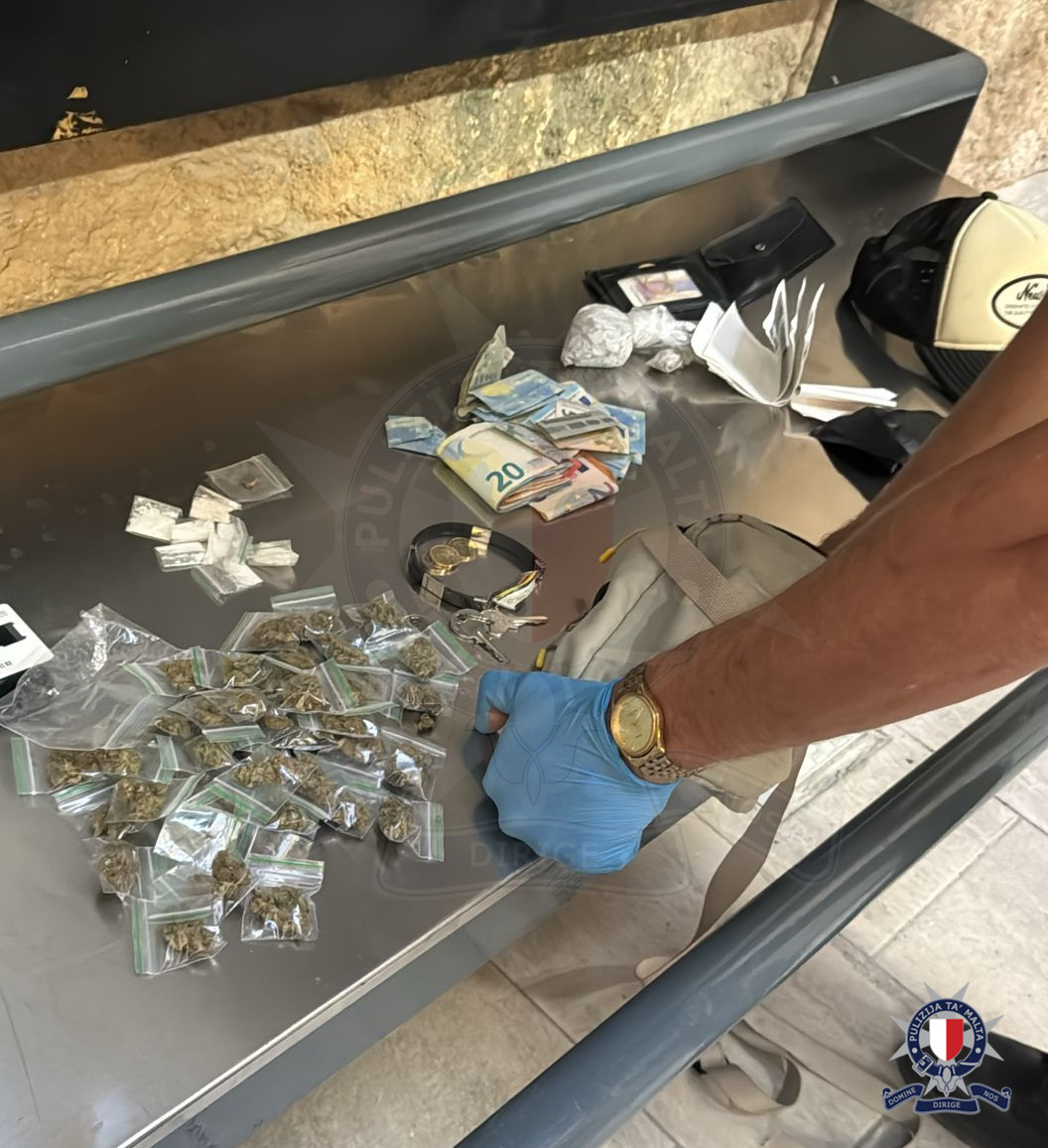 Police seize over 150 suspected drug packets in St Julian’s arrest ...