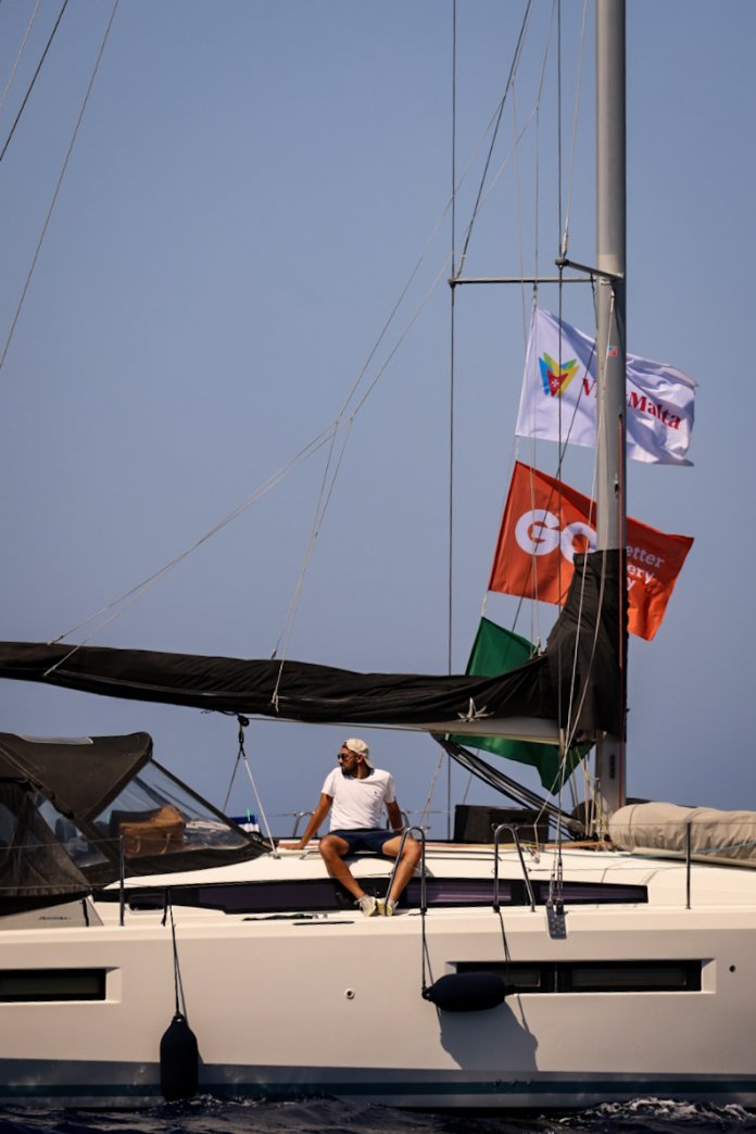 Neil Agius battles rough seas on day three of gruelling Gozo challenge