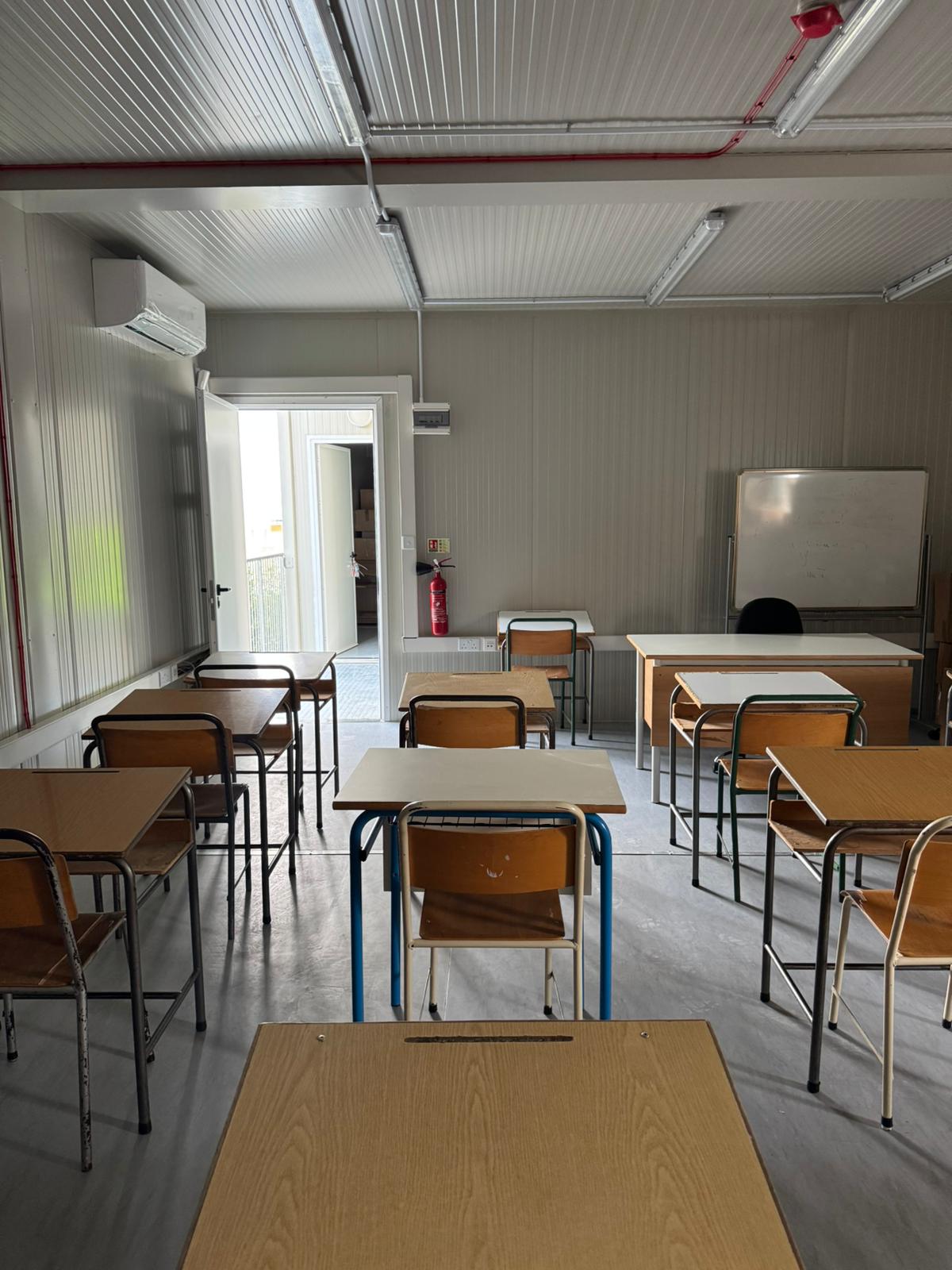 Installation of temporary classrooms at Selmun family park begins