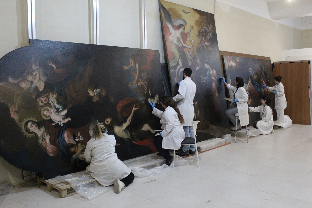 Ghaxaq Parish unveils restoration of historic altar paintings