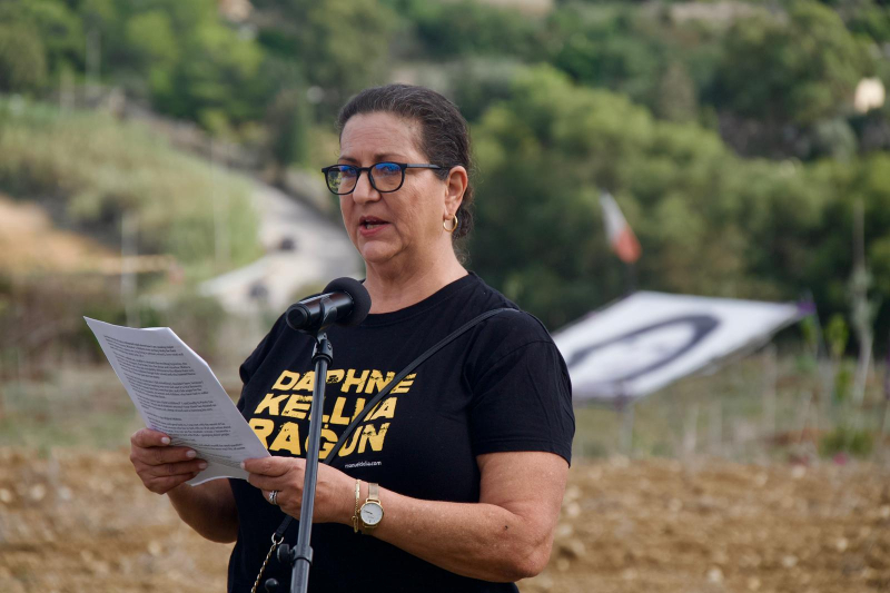 Sombre gathering in Bidnija marks eight years since Daphne’s murder