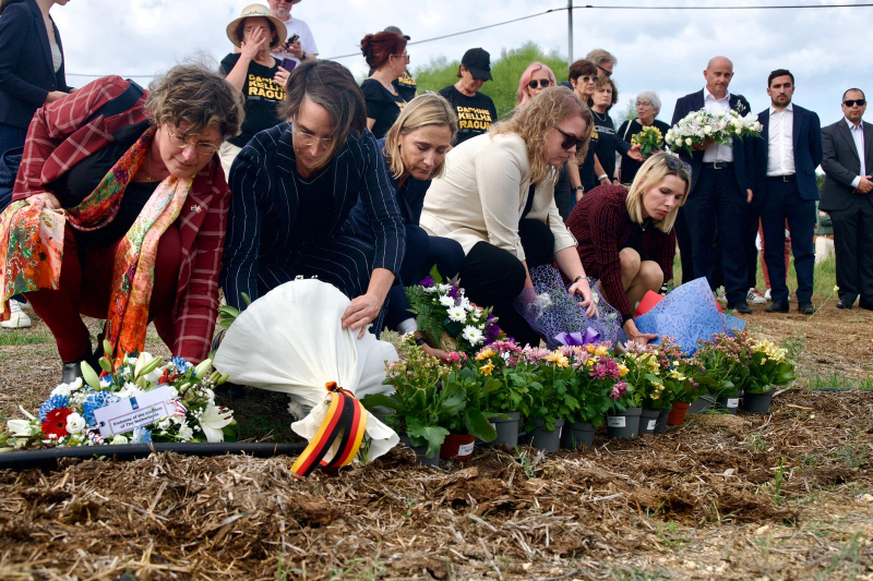 Sombre gathering in Bidnija marks eight years since Daphne’s murder