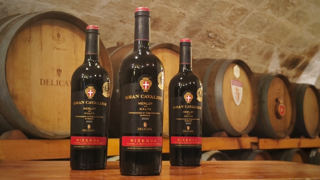 Delicata Gran Cavalier merlot strikes gold and wins press prize in Italy