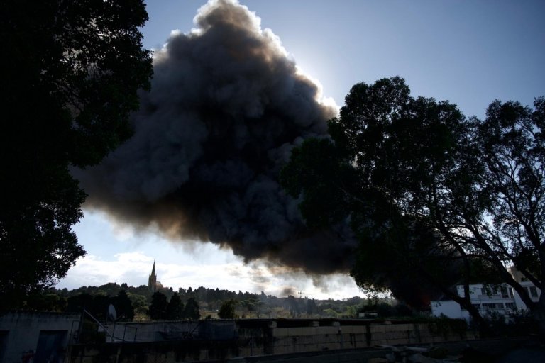 Fire erupts at scrapyard near Addolorata Cemetery in Marsa