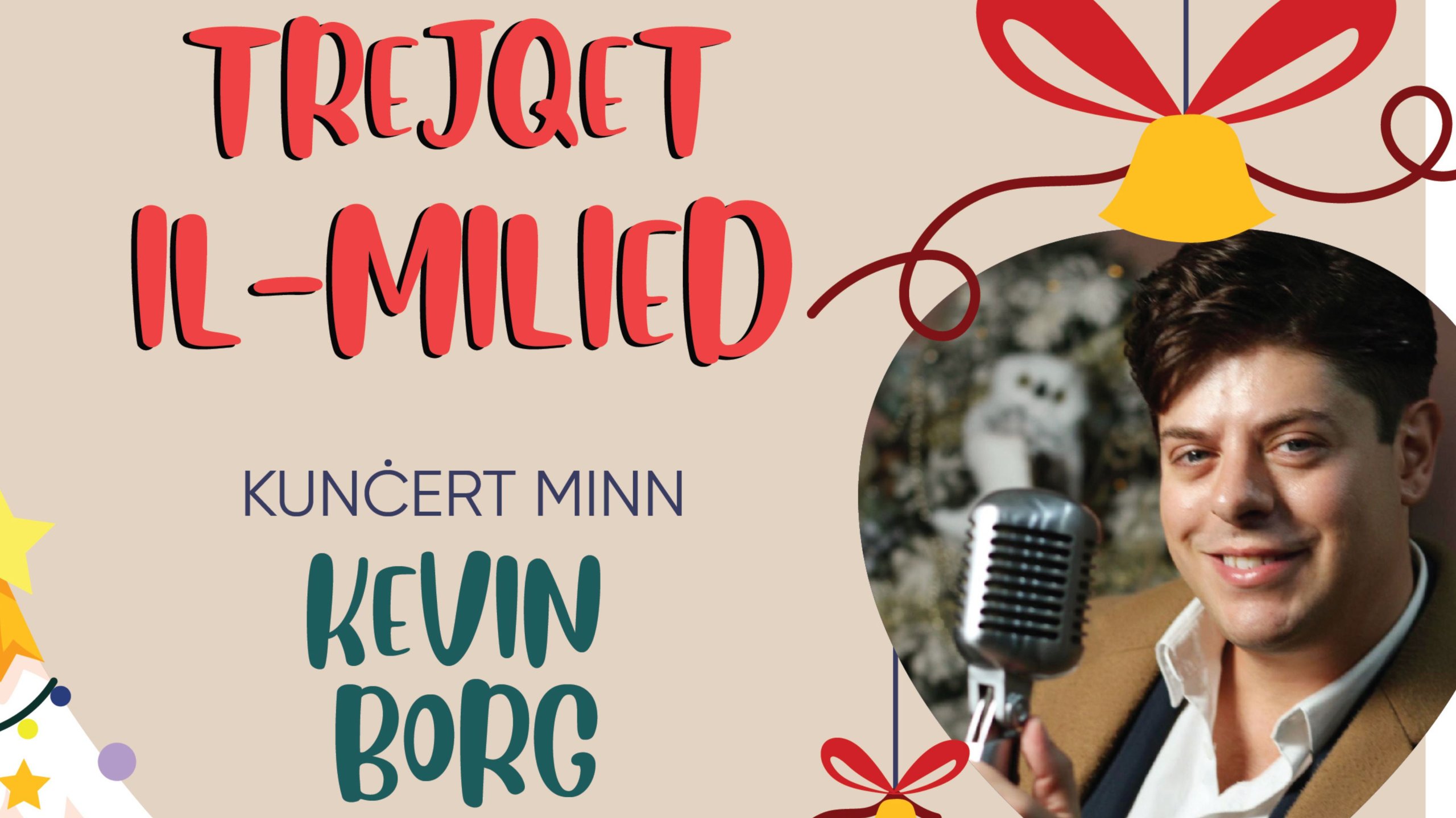 Kevin Borg b'kunċert tal-Milied waqt Trejqet il-Milied fil-Kalkara