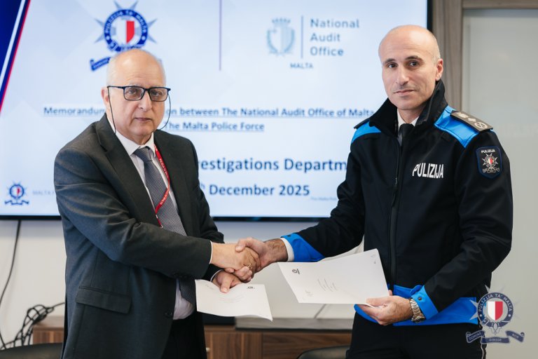 Police, National Audit Office sign cooperation agreement