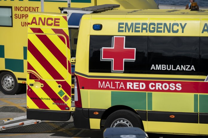 Driver hospitalised after car crushed between trailer and gas tanker