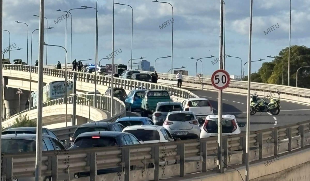 At least 1 person injured after car flips over in Marsa