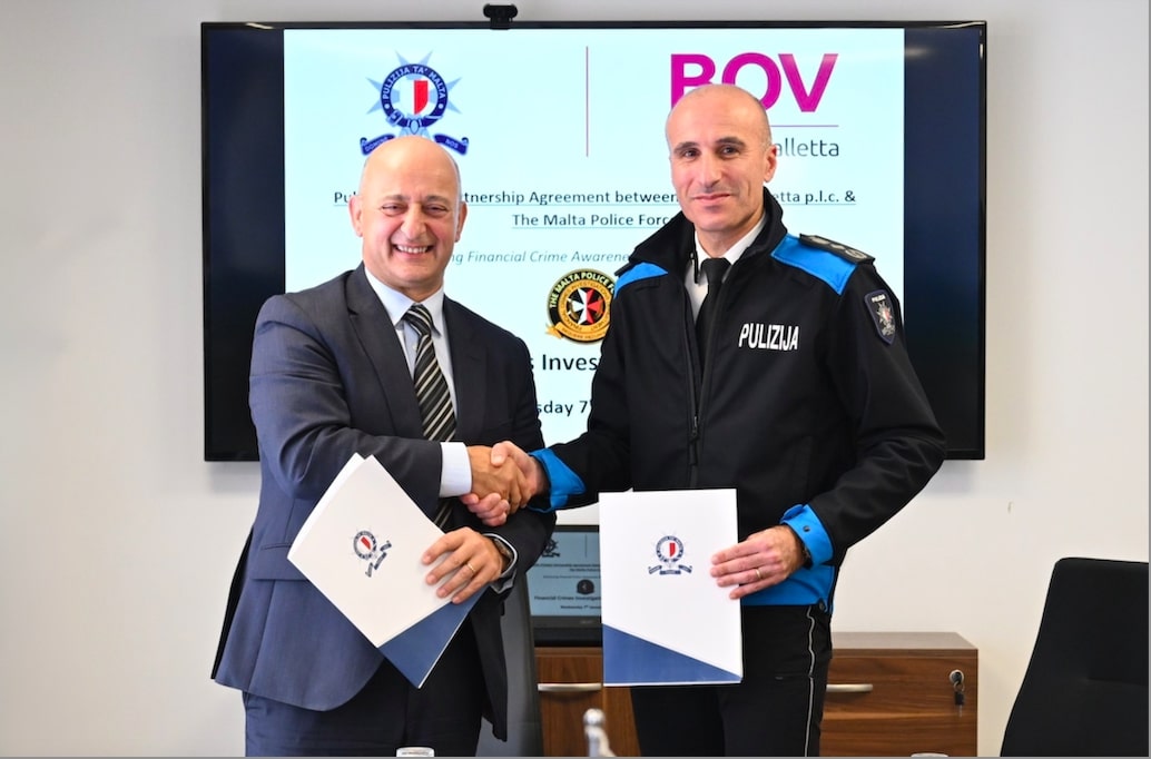 Bank of Valletta and Malta Police team up to fight financial crime