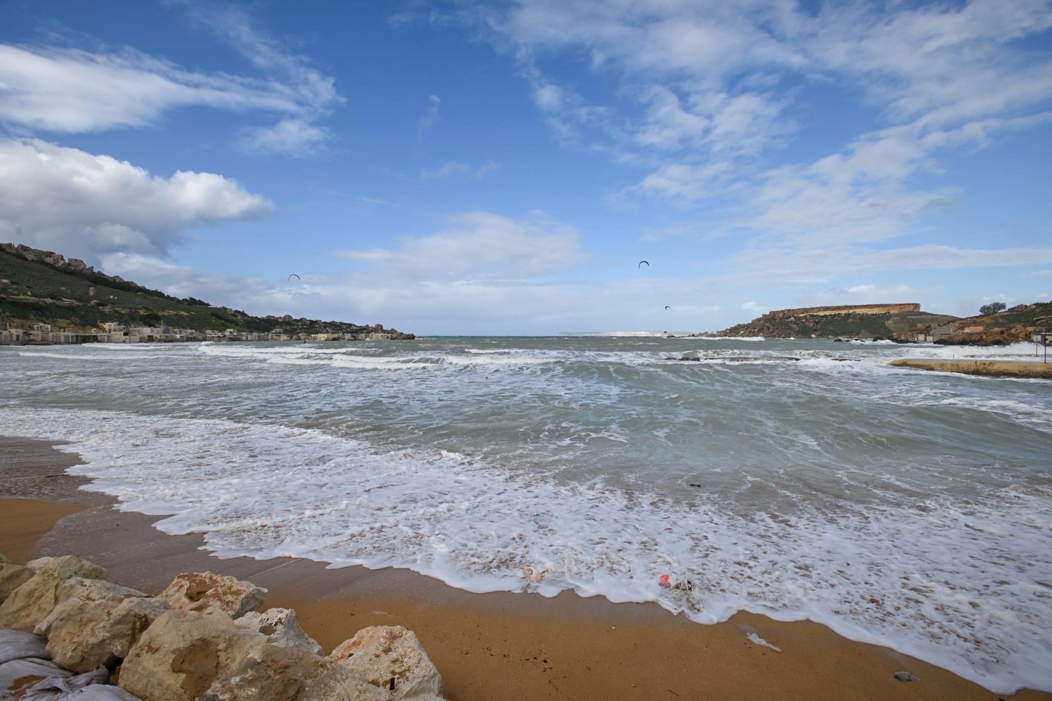 It-temperatura ta' 1 grad Celsius ilbieraħ minħabba r-riħ