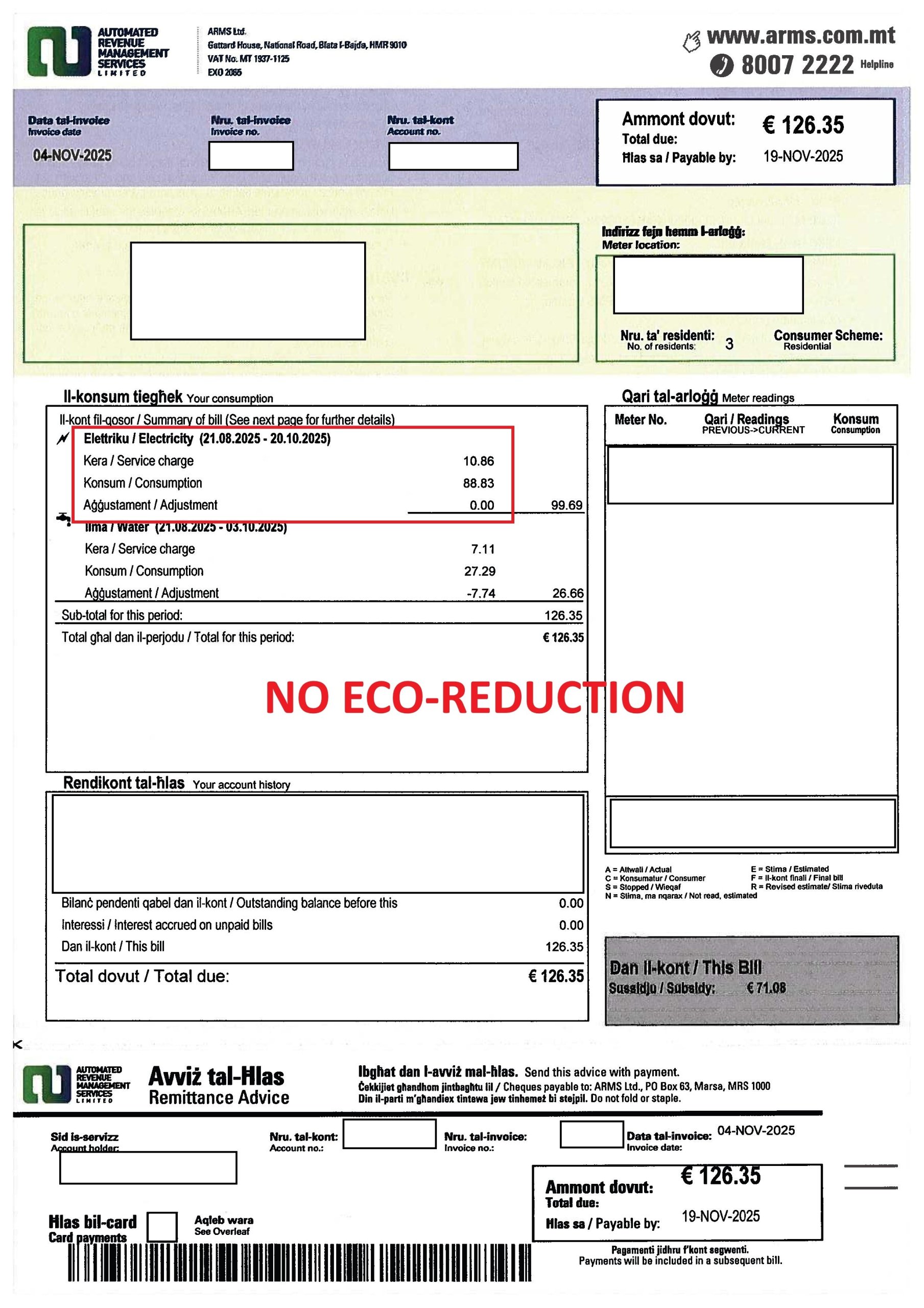 "Taħwida tal-ARMS tissarraf f'kontijiet tad-dawl aktar għoljin" - PN