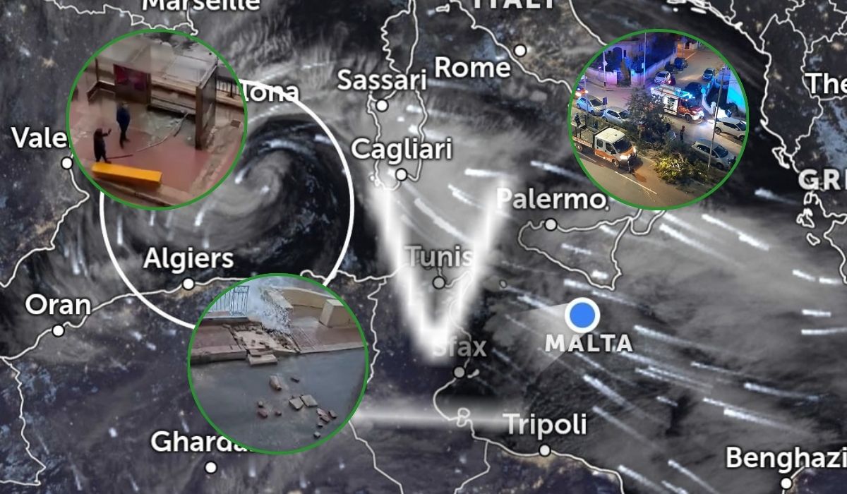 Twin storms hit Malta, causing chaos across the Islands