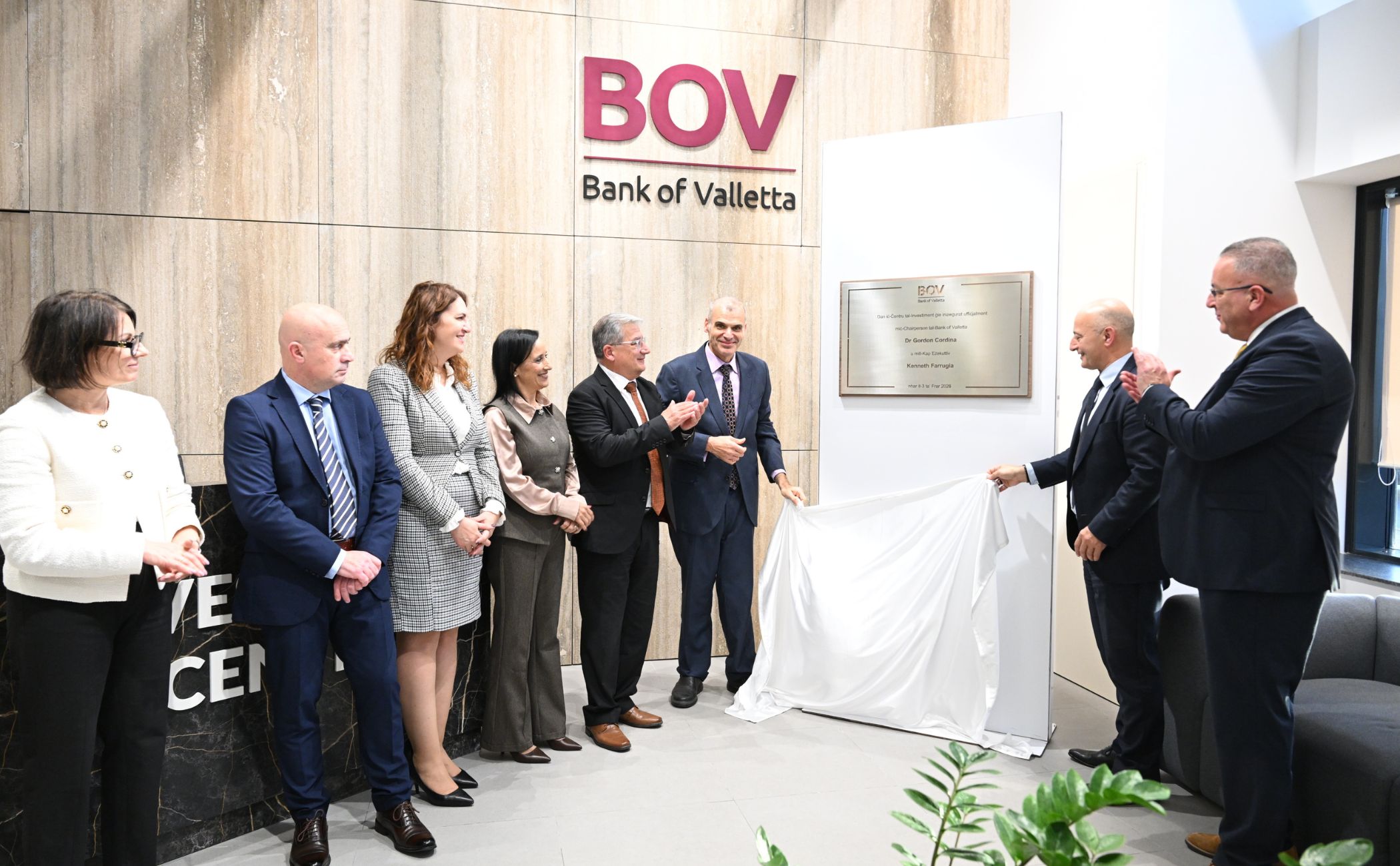 Bank of Valletta opens new investment centre in Tas-Sliema