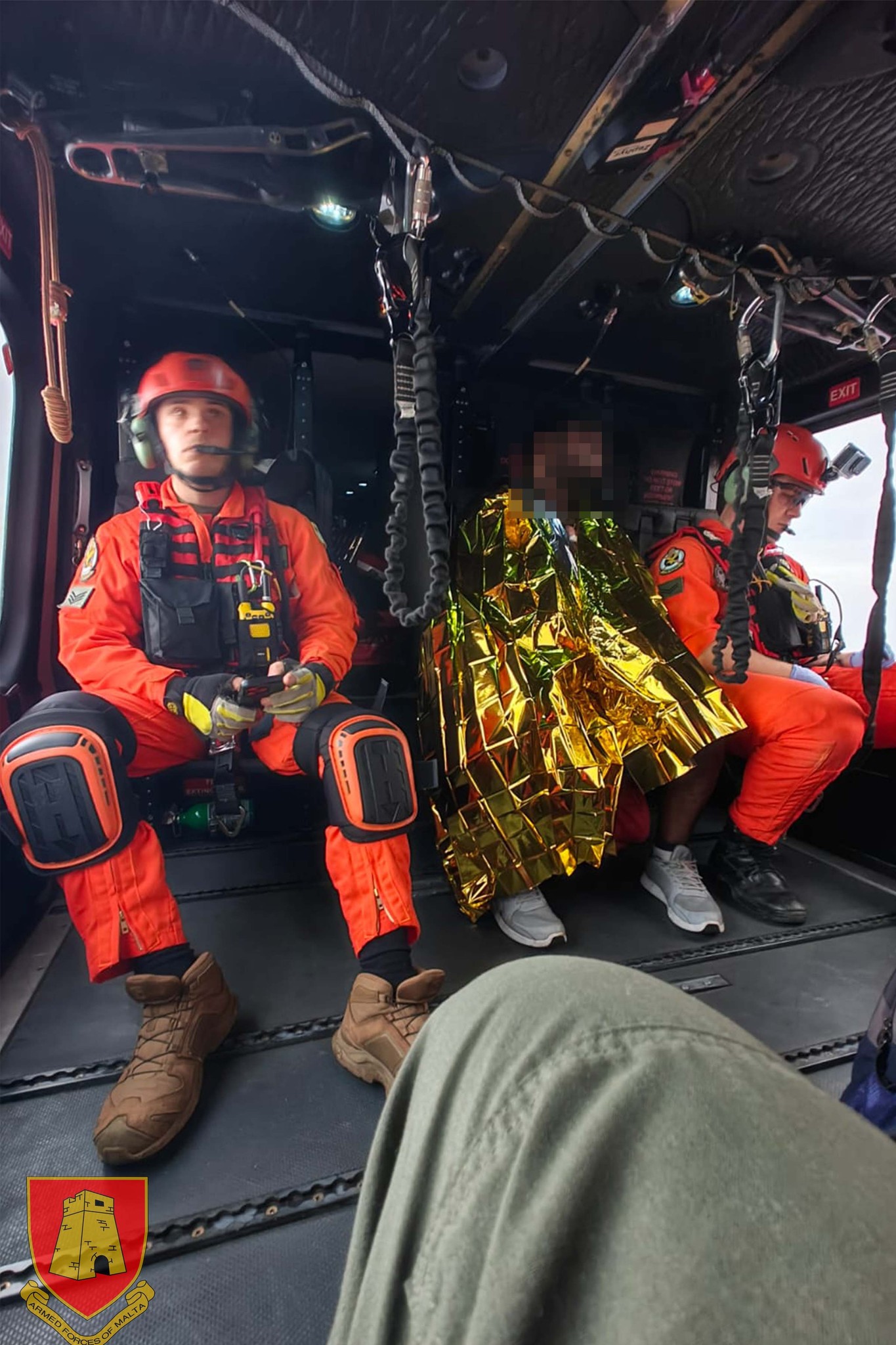Sailor medically evacuated after suffering grievous hand injury at sea