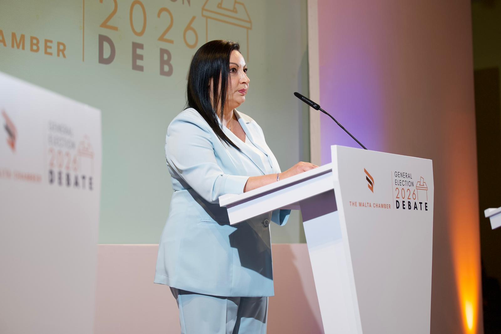 LIVE: 4th debate between Abela and Borg at Malta Chamber