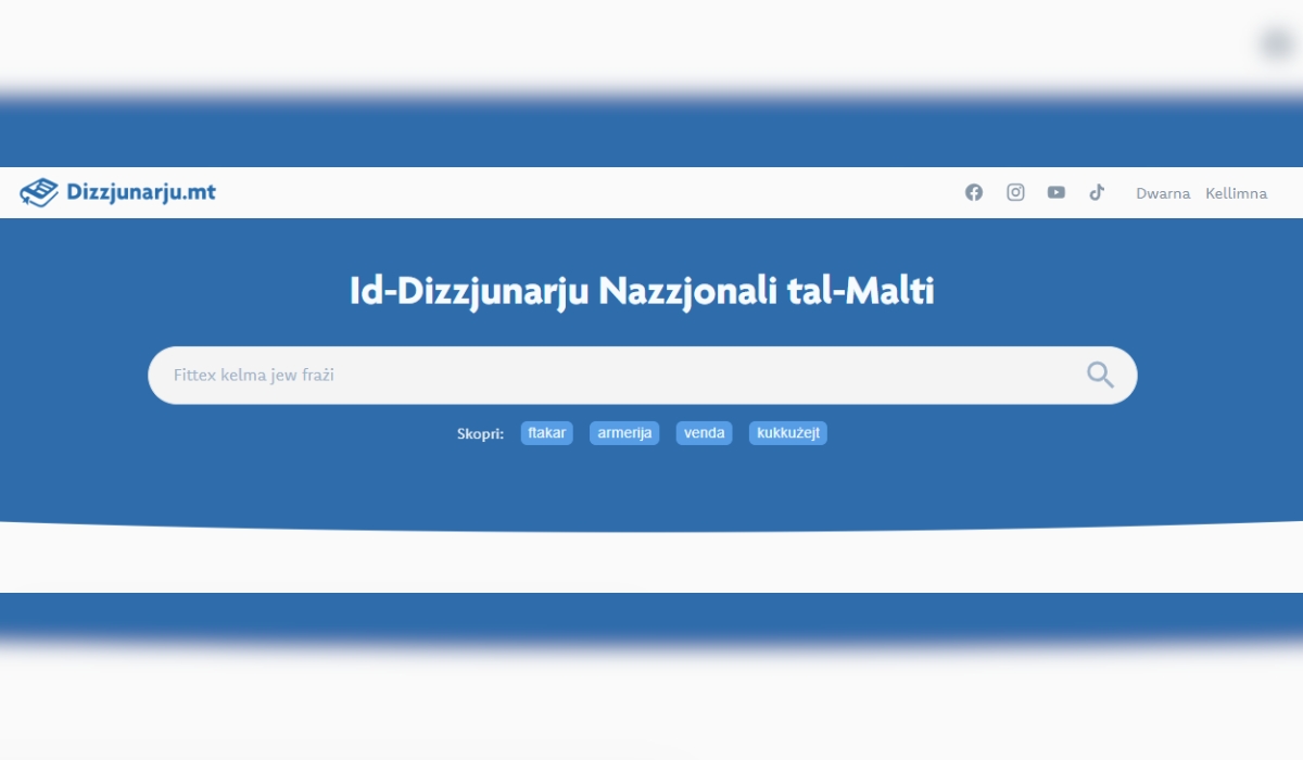 L-Università tnedi dizzjunarju diġitali tal-Malti
